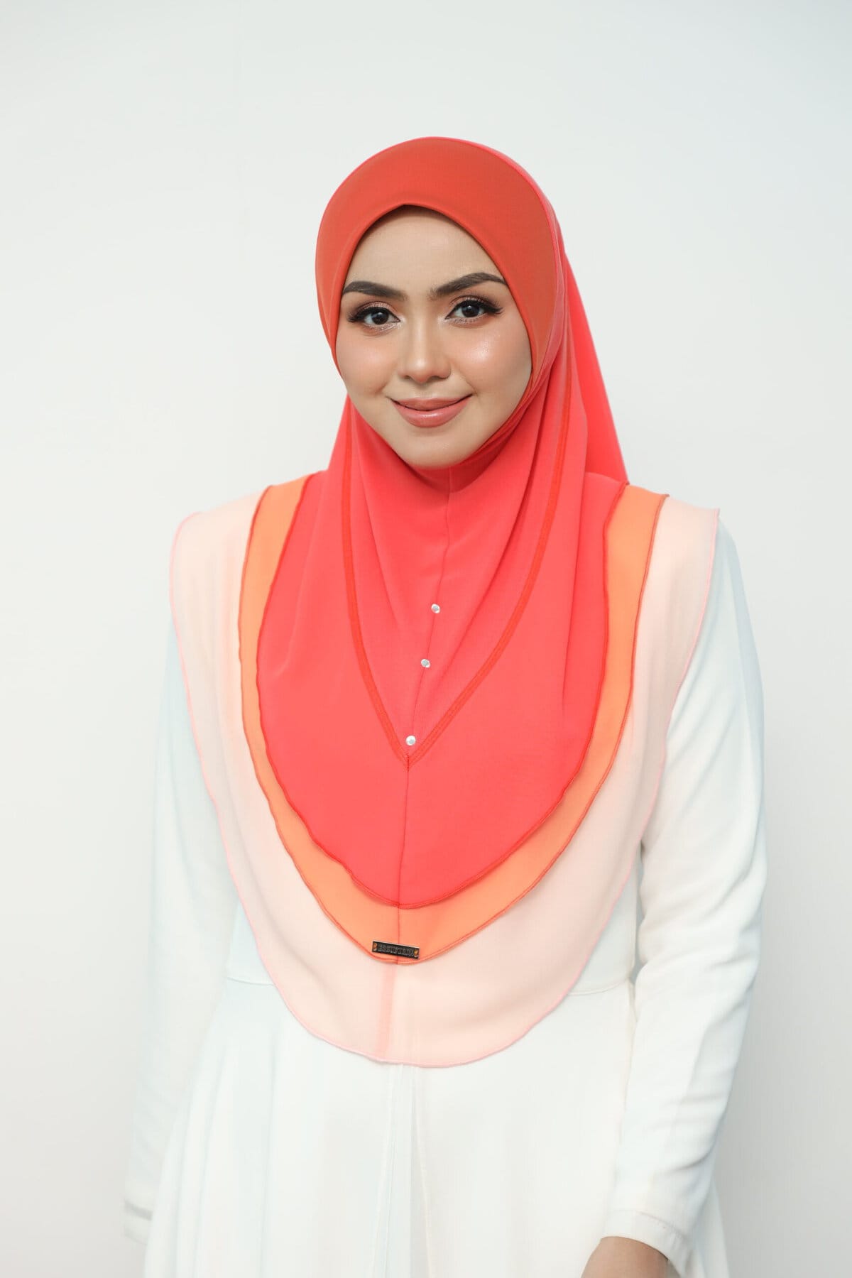 Tudung Sumayyah ( SU3L387-HOT OREN) - EZZUFIRDA